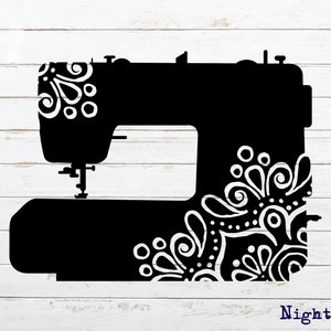 Sewing Machine Mandala SVG, Sewing Machine Cut File, Sewing Machine ...