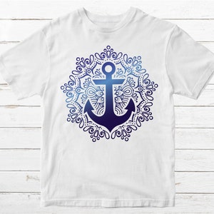 Anchor Mandala SVG, Summer SVG, Mandala Cut Files, Cruise Door ...