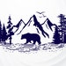Mountain SVG, Landscape SVG, Bear Svg, Woodland Svg, Adventure SVG ...