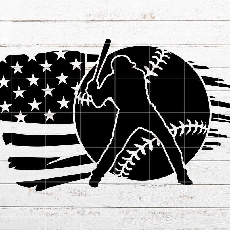 Baseball Flag Svg - Etsy