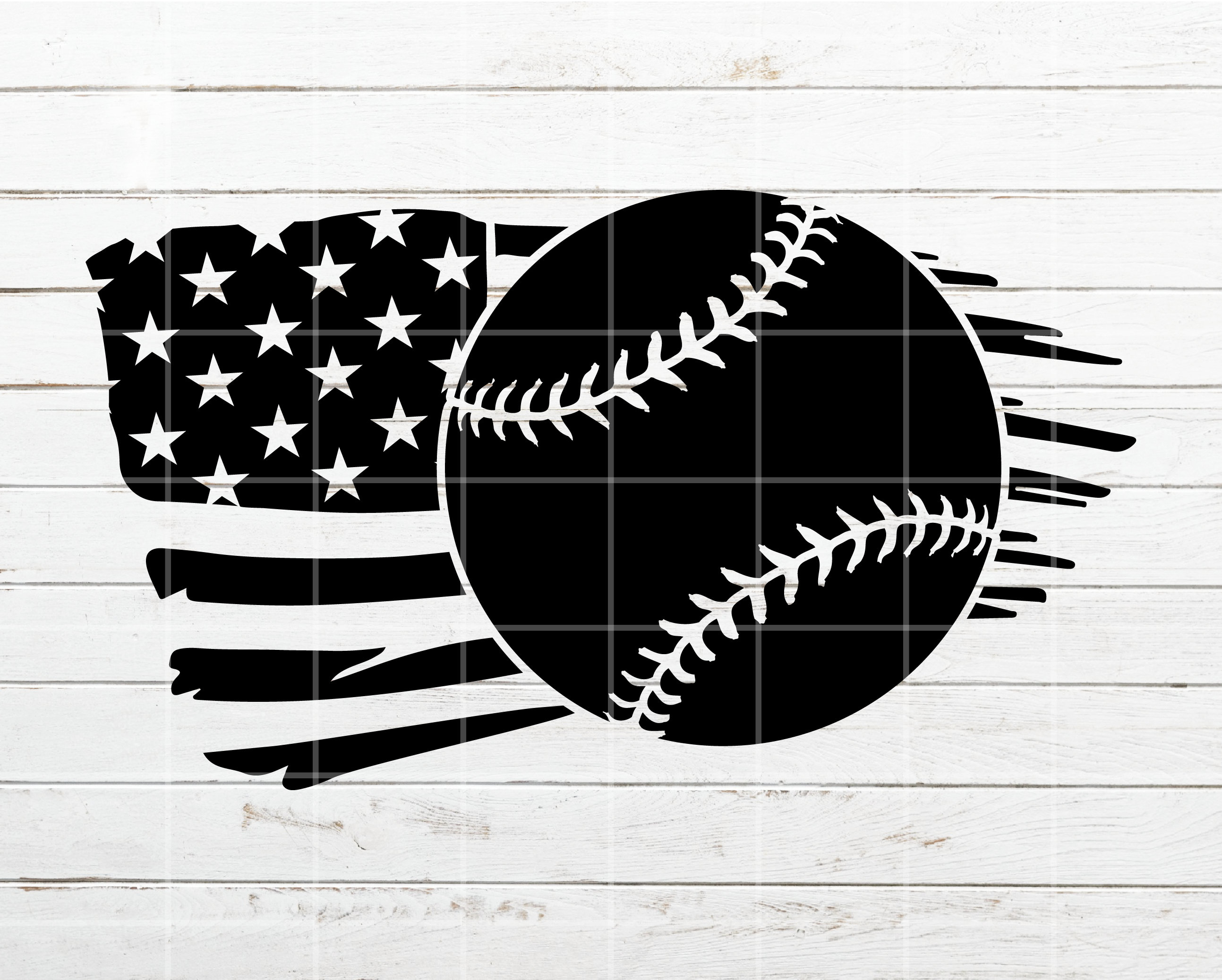 Baseball Flag SVG Sport SVG Baseball Dad Svg for Shirt USA - Etsy