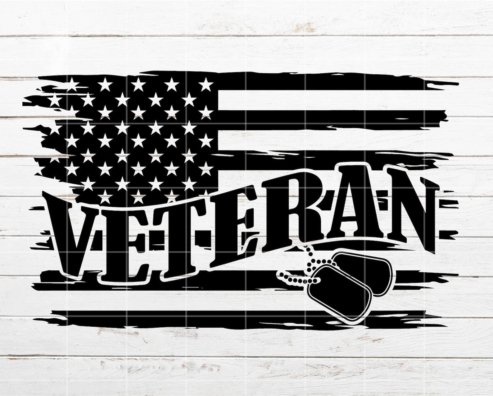 Veteran SVG Distressed American Flag SVG Memorial Day Svg | Etsy