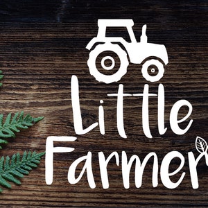 Little Farmer SVG, Farm Baby Svg, Tractor SVG, Silhouette Farm Svg ...