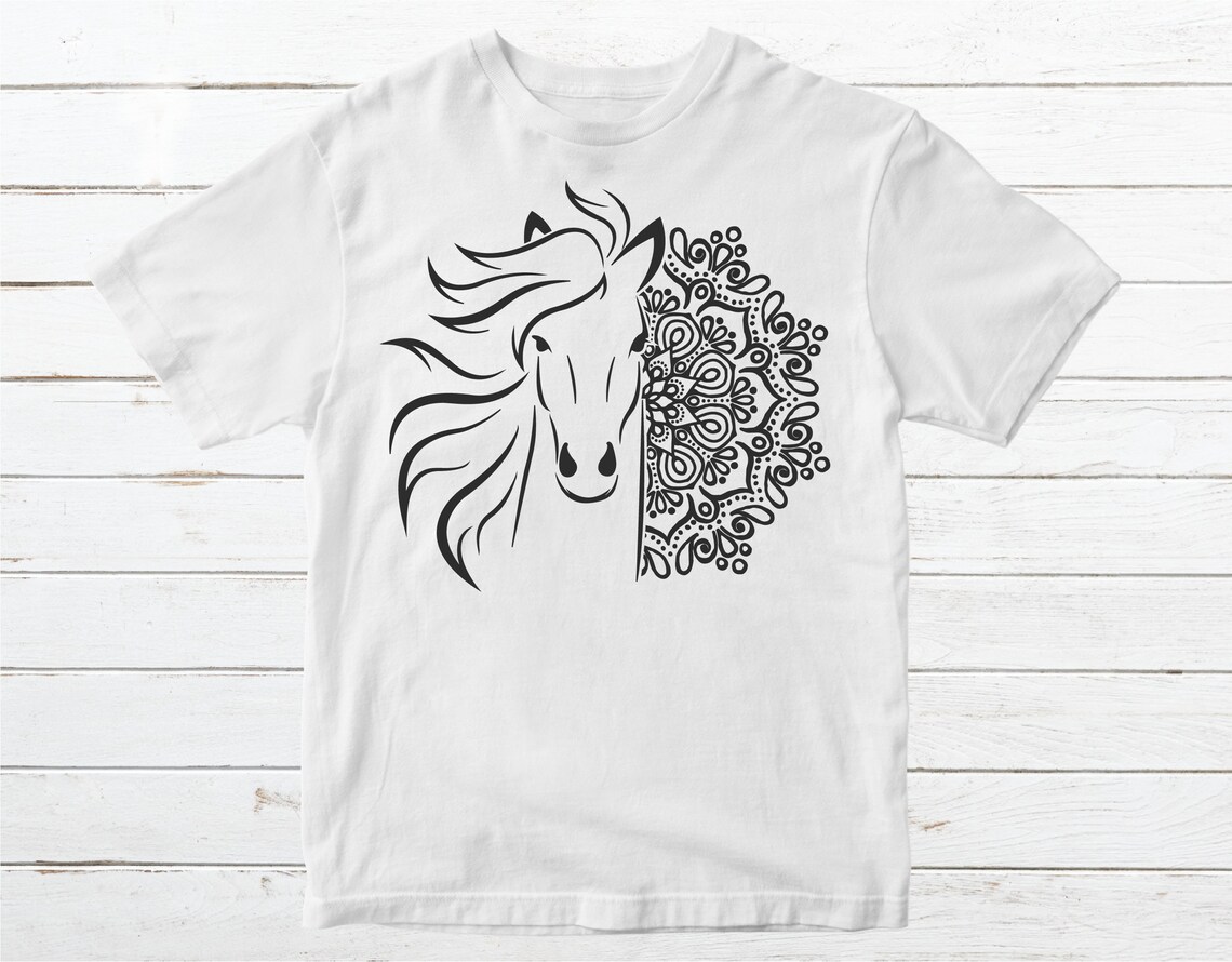 Horse SVG Farmhouse SVG Horse Mandala SVG Farm Life Svg | Etsy