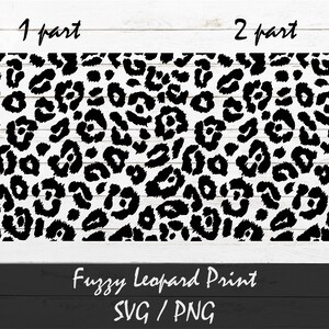 Leopard Print SVG, Fuzzy Leopard SVG Pattern Tile, Cheetah Svg for ...