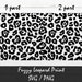 Leopard Print SVG, Fuzzy Leopard SVG Pattern Tile, Cheetah Svg for ...