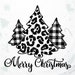 Christmas Tree SVG, Buffalo Plaid SVG, Fuzzy Leopard SVG, Cheetah Svg ...