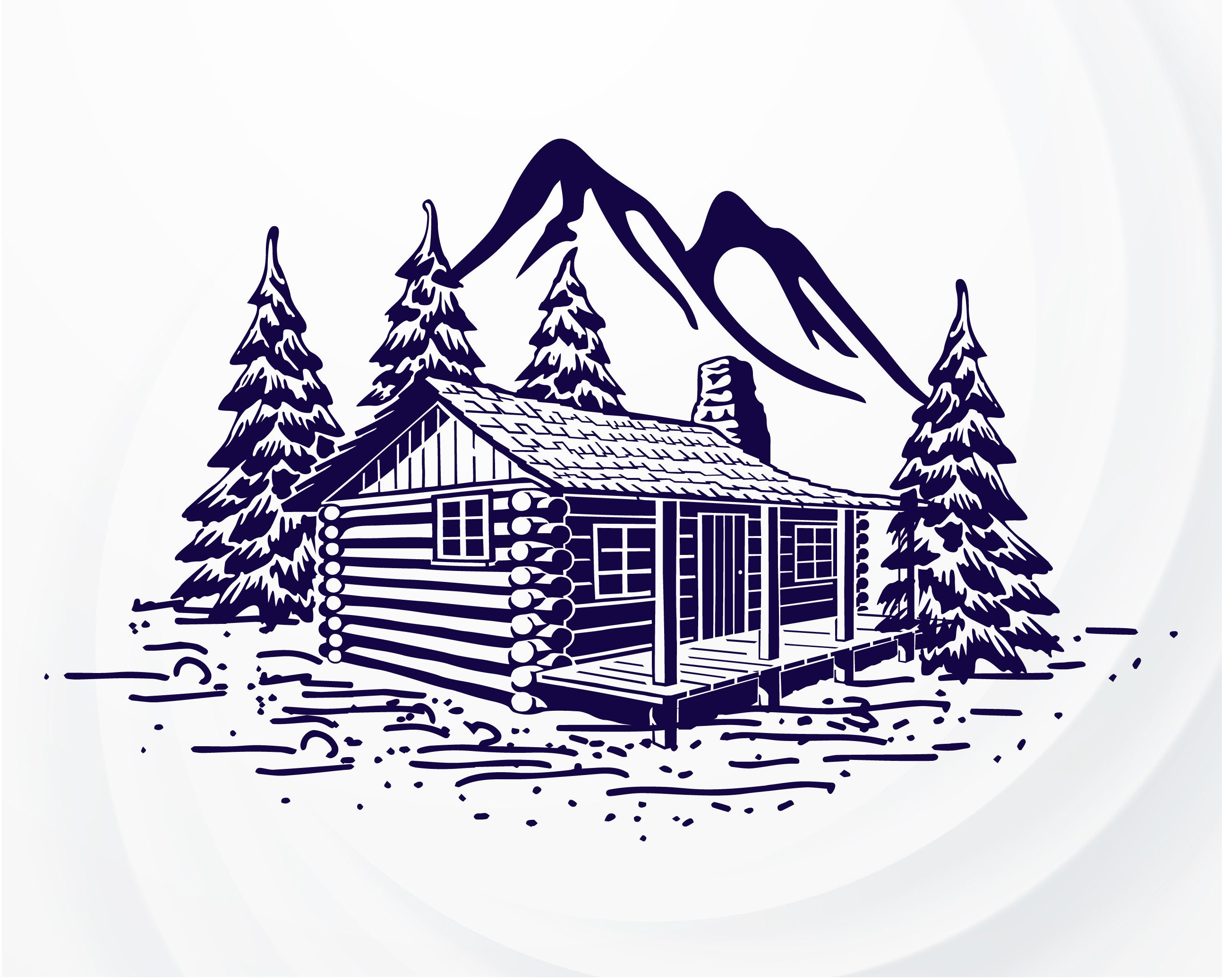 Mountain SVG Mountain Scene SVG Trees and Mountain Svg Lake - Etsy Canada