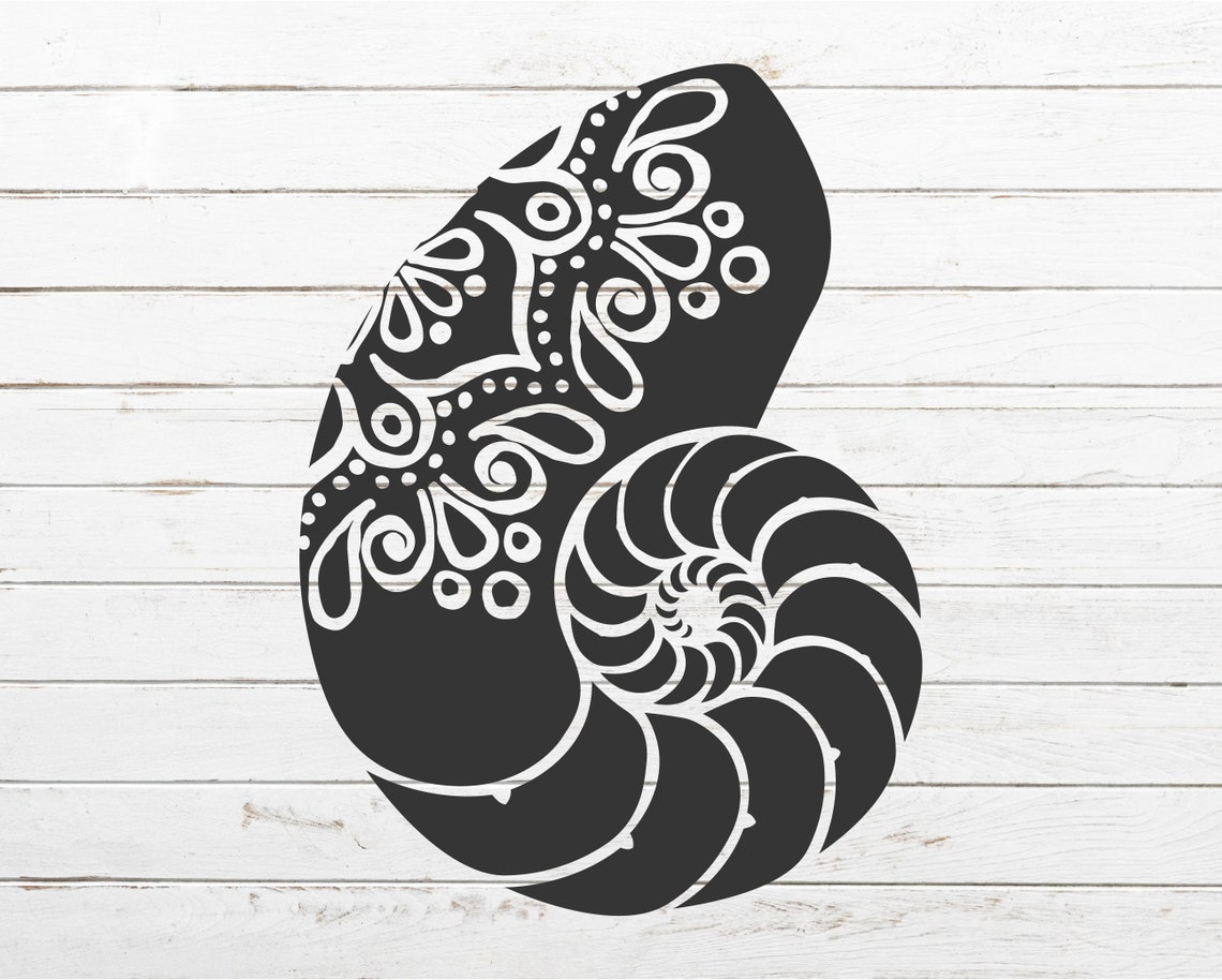 Shell Mandala SVG Ocean Svg Sea Shell SVG Shell Svg Shell | Etsy