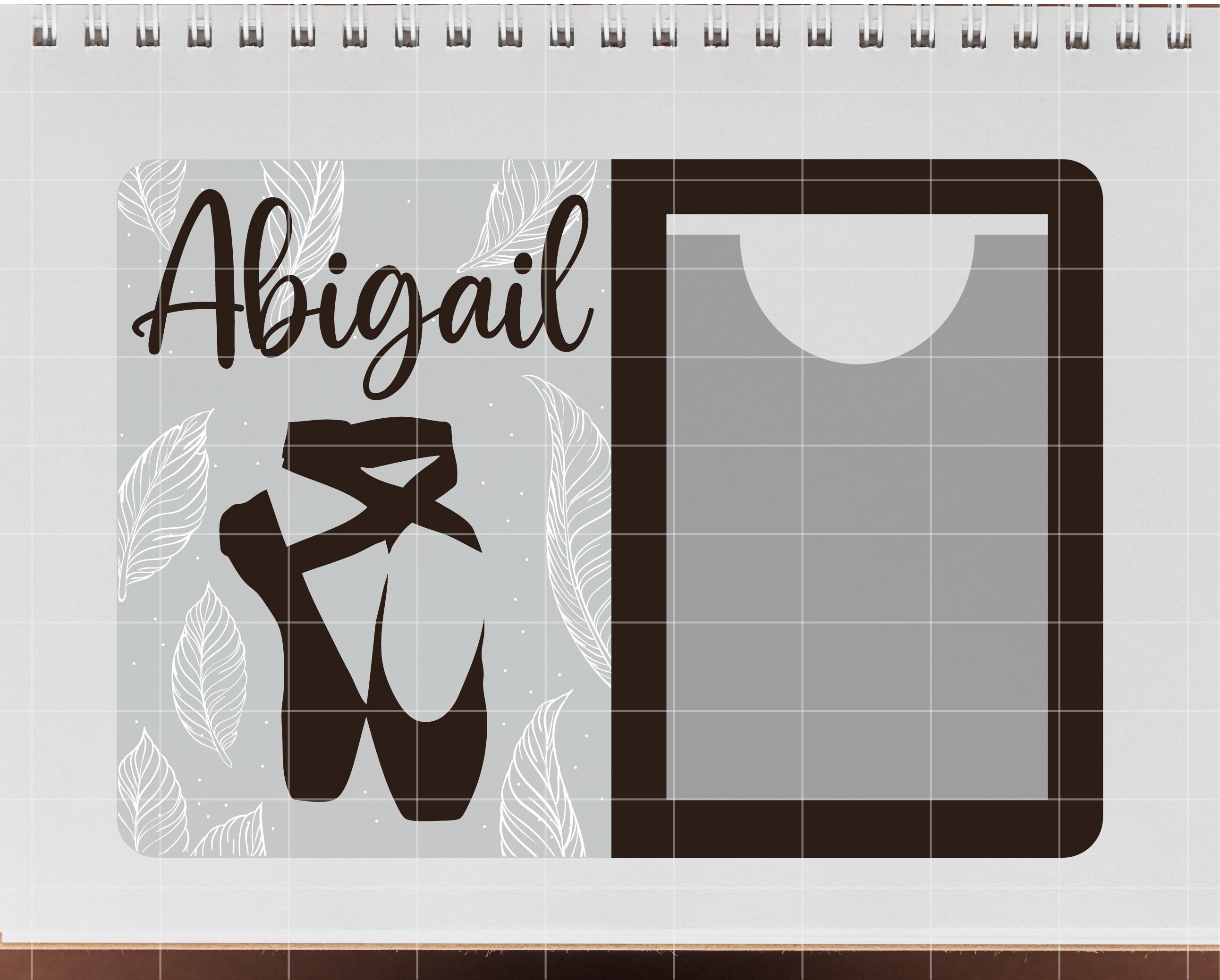 Ballerina Picture Frame Glowforge SVG Laser Cut File, Ballet Slippers ...