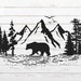 Mountain SVG, Landscape SVG, Bear Svg, Woodland Svg, Adventure SVG ...