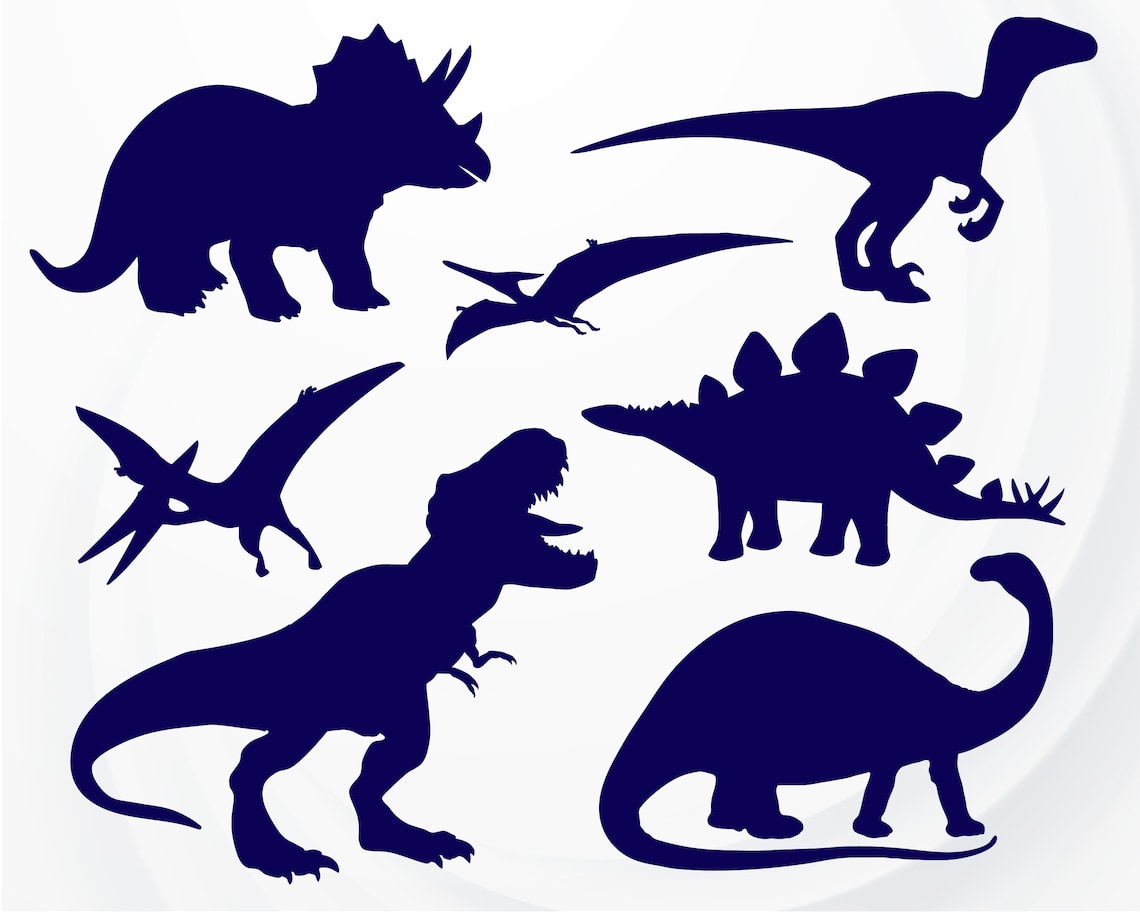Dinosaur SVG T-Rex SVG file for Cricut Dinosaur Silhouette | Etsy