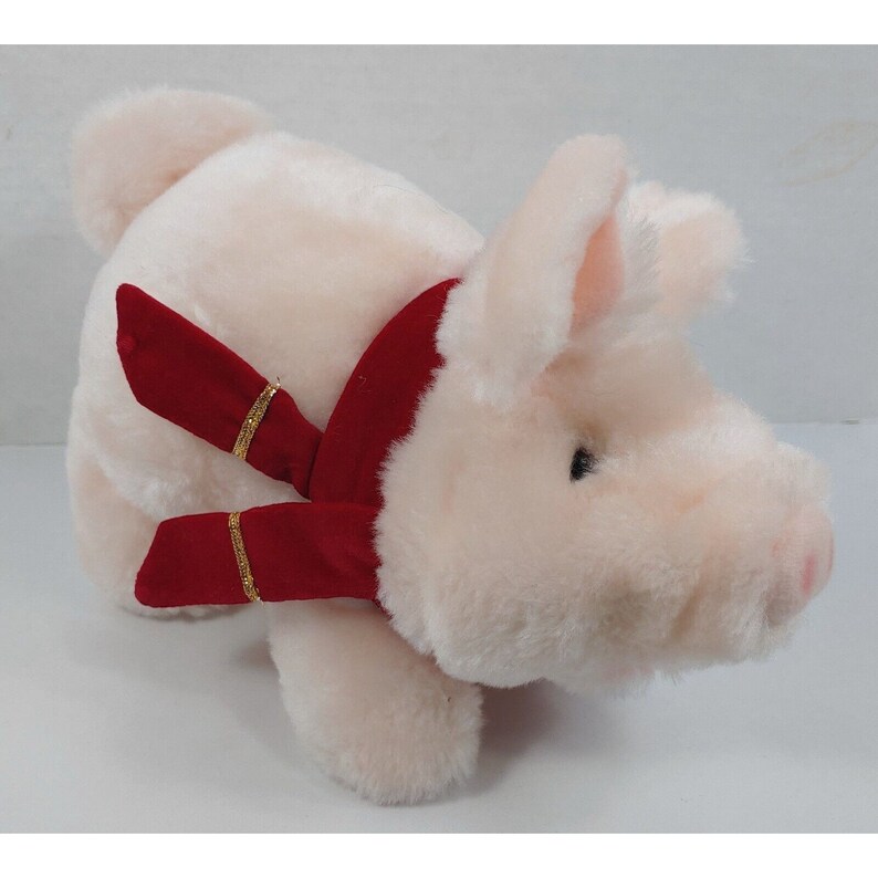 VTG Iwaya Corp.: Pink Pig W/ Scarf - 9in. Robotic Pig W/ Sounds ...
