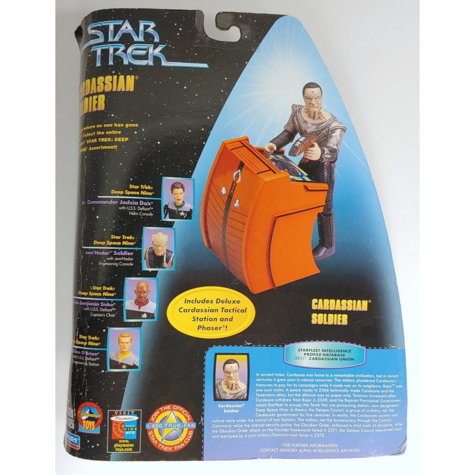 Playmates Star Trek Warp Factor 2: Cardassian Soldier - 6in. Action ...