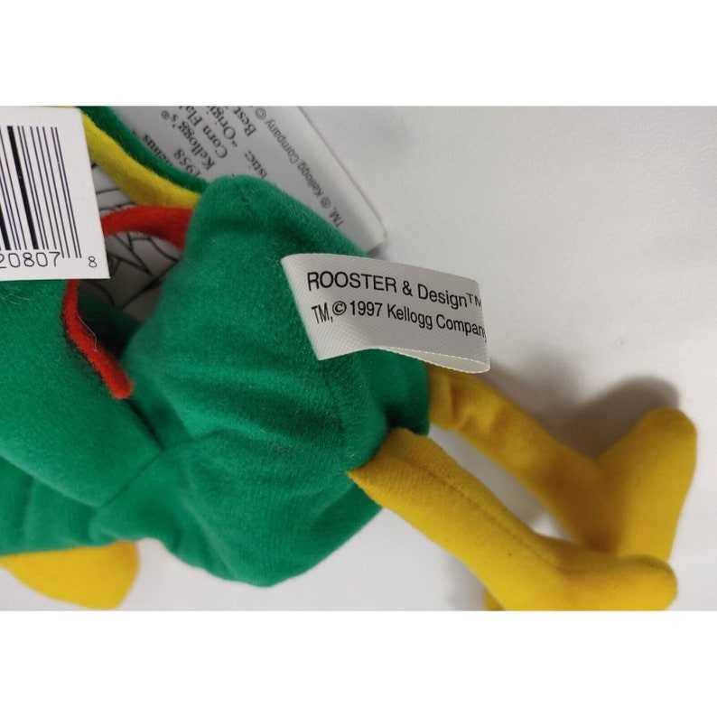 VTG Kellogg Breakfast Bunch: Corny the Rooster - 9in. Stuffed Bean Bag ...