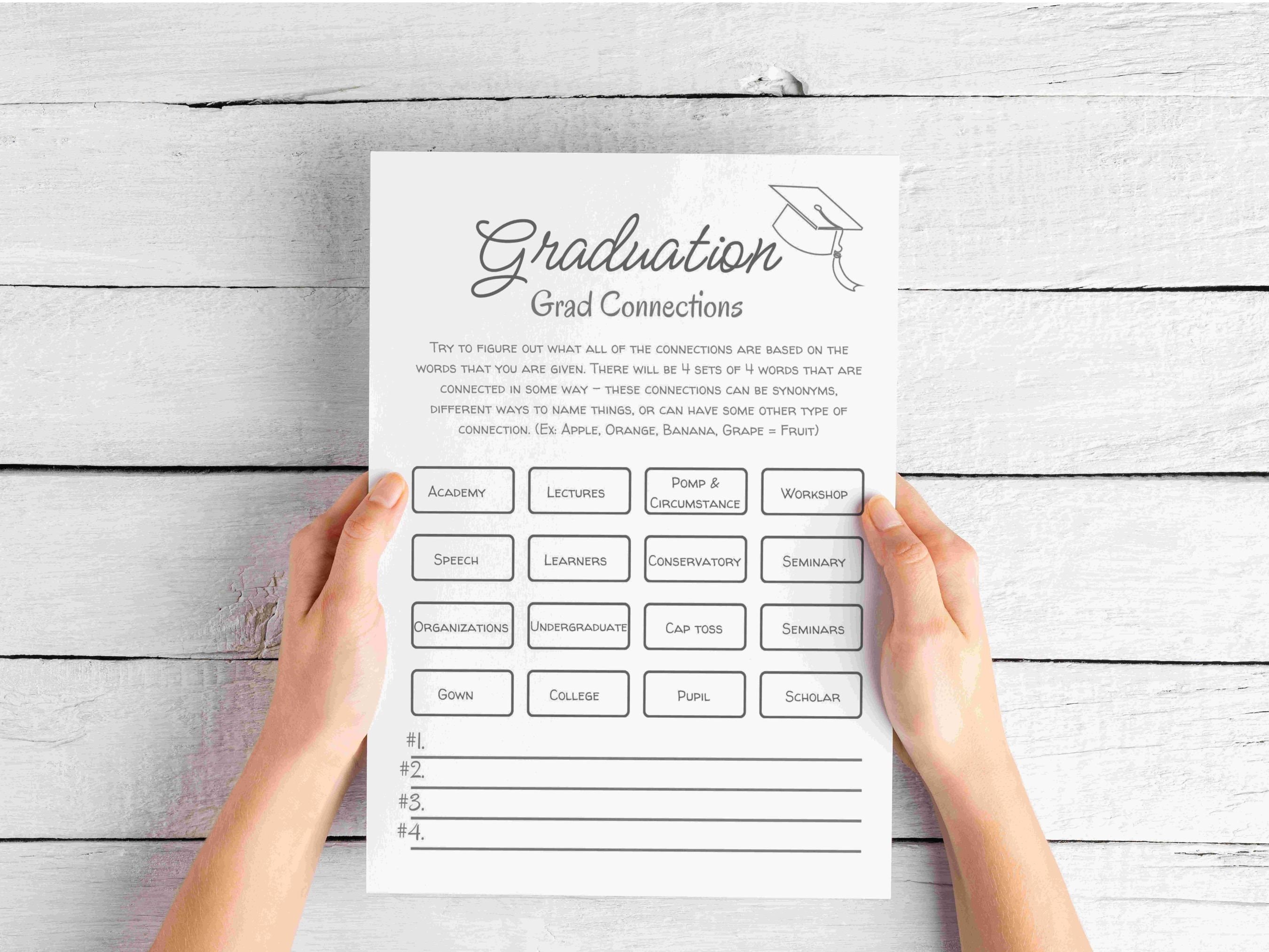 Graduation Party Games Graduation Bundle 25, Printable Games, Party ...
