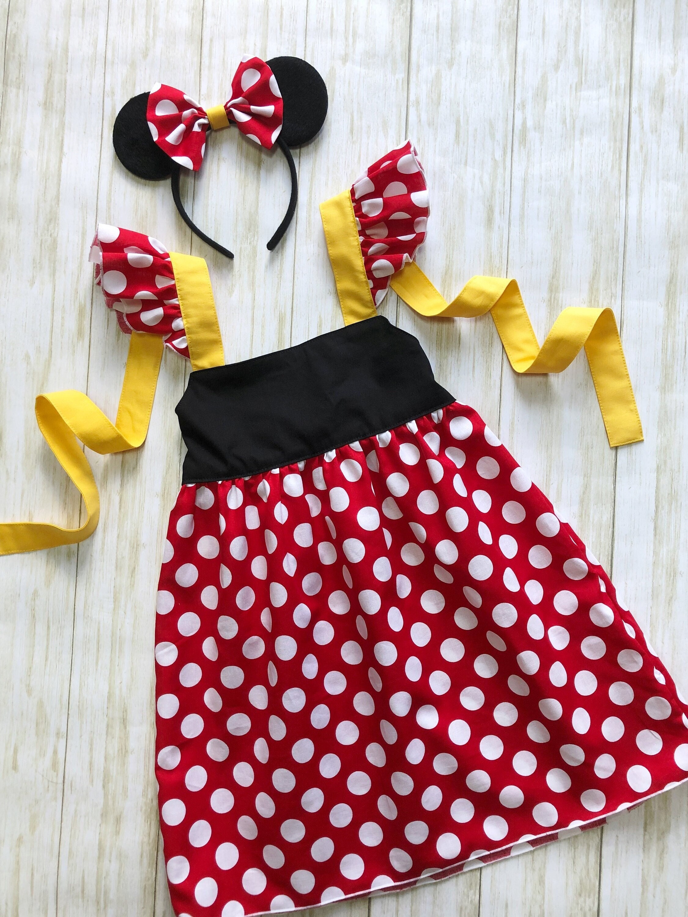 Minnie Mouse Inspired Dress Mouse Birthday Party Dress - Etsy