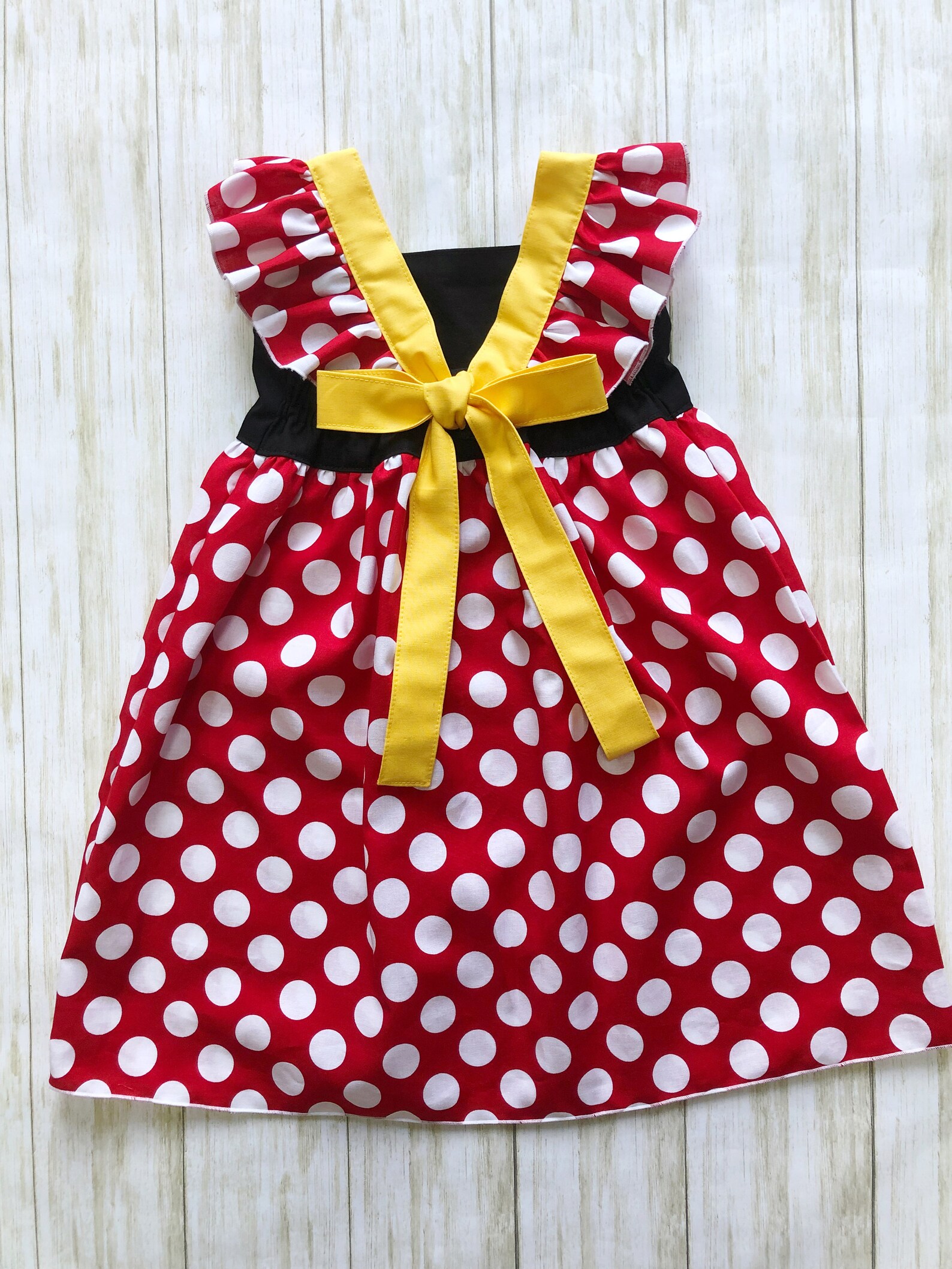 Minnie Mouse Inspired Dress Mouse Birthday Party Dress - Etsy