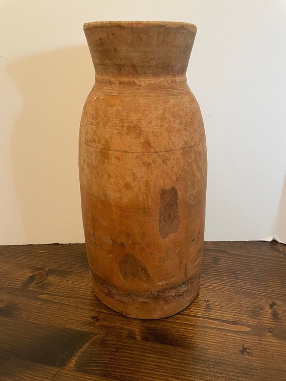 Antique Primitive Water Vessel or Decorative Vase Vintage - Etsy