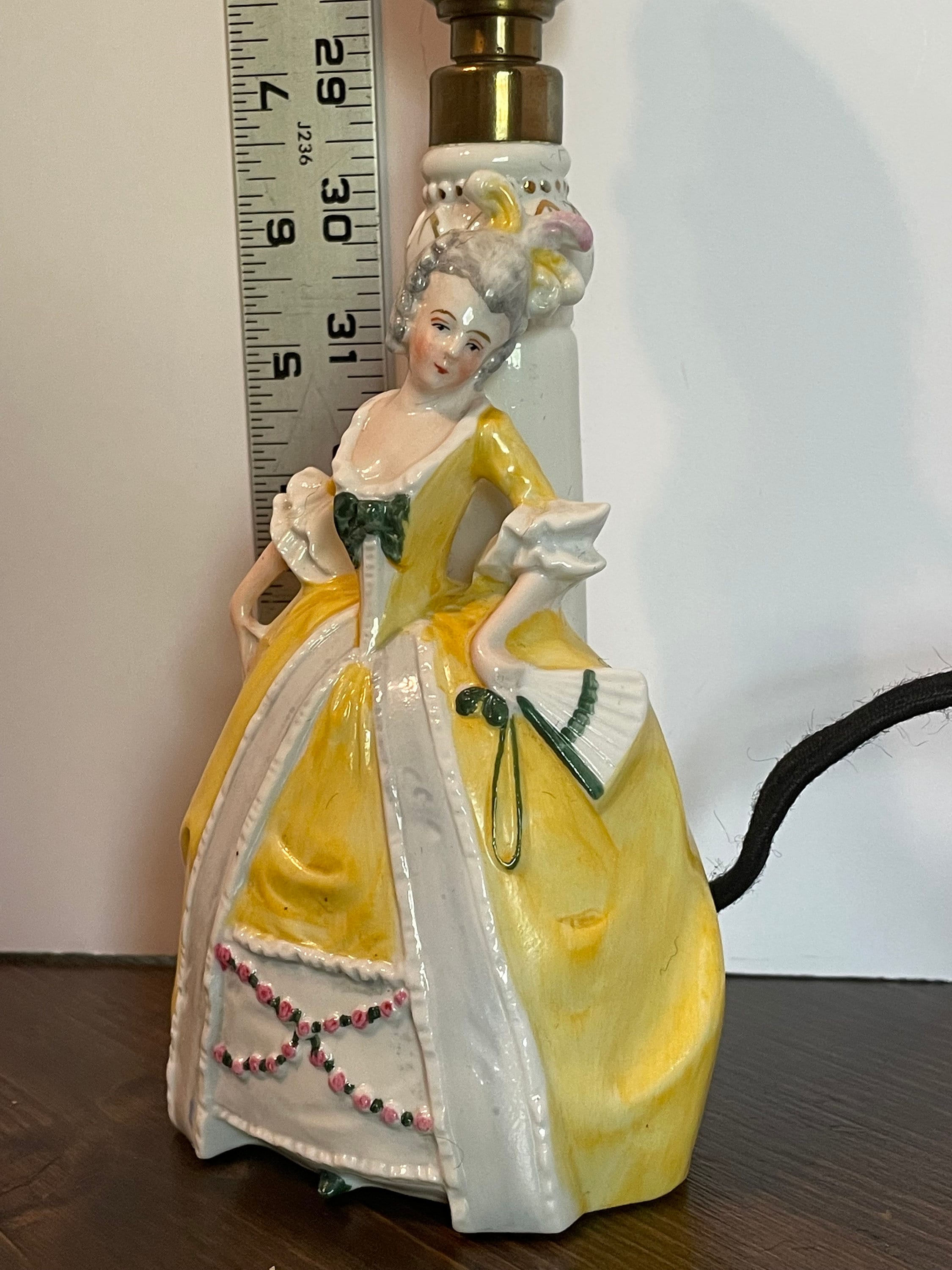 Beautiful Vintage Porcelain Dancing Lady Lamp Adorned in a - Etsy