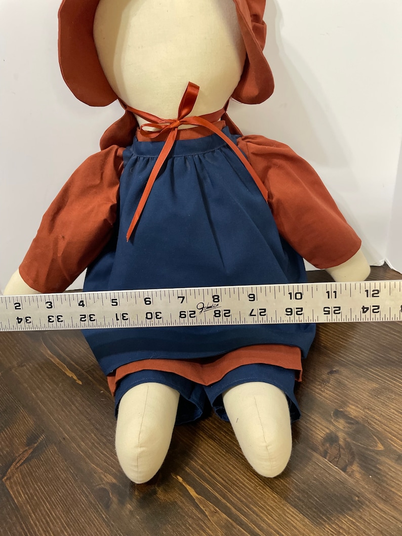 Vintage Rag Doll Handmade Cloth Doll Amish Doll Country - Etsy