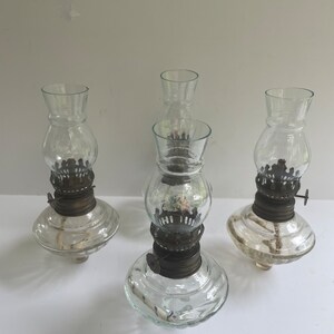 Vintage Candle Holder Oil Lamps Small Oil Lamps Antique Mini Oil Lamps ...