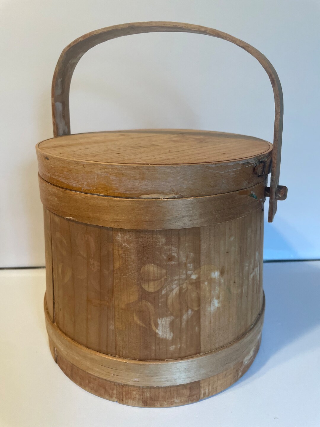 Vintage 7 1/2 Inch Wood Sugar Firkin Farmhouse Primitive Firkin - Etsy