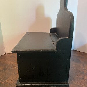Wooden Candle Wall Box Primitive Folk Art Box Old Painted Primitive ...