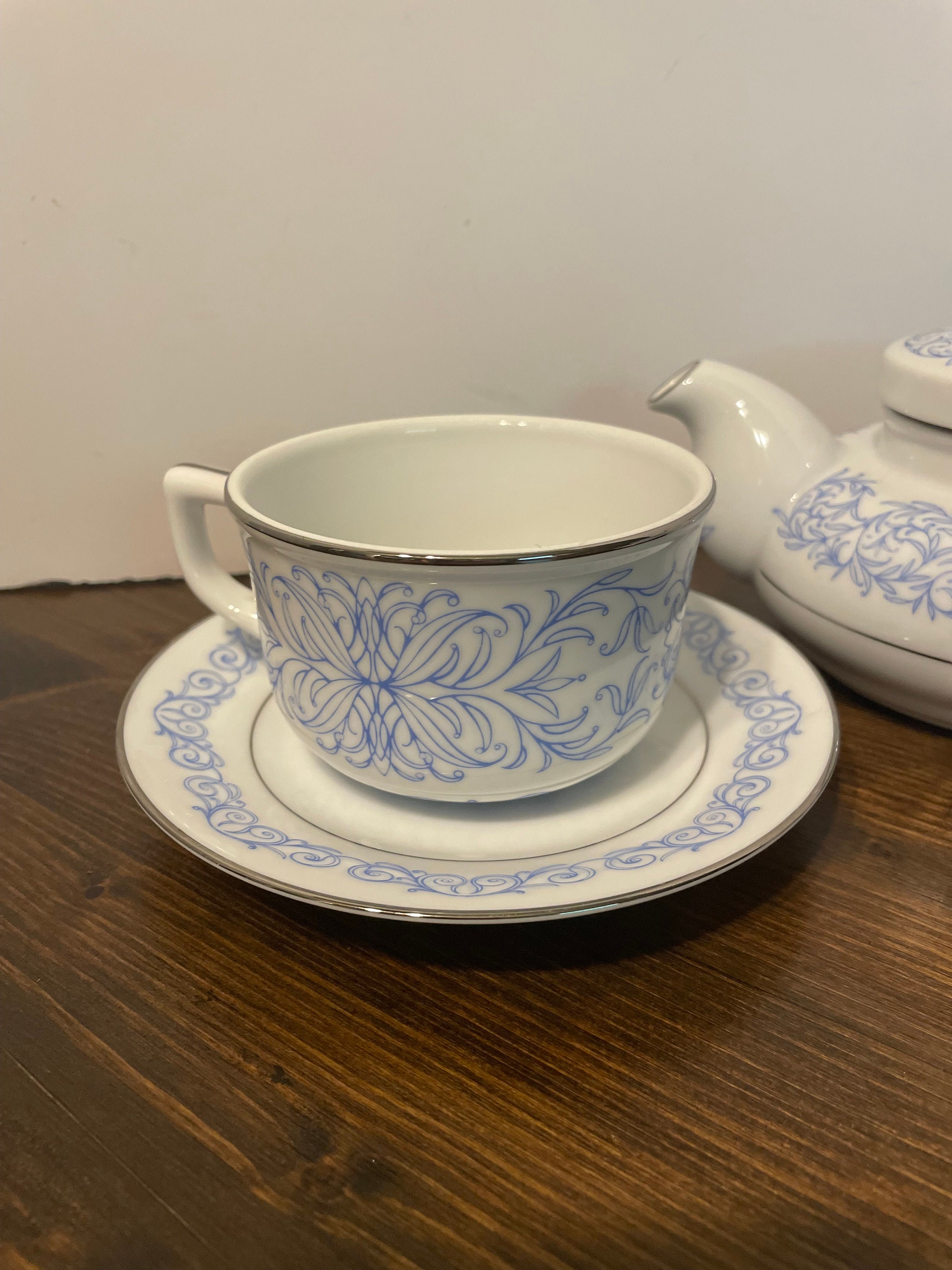 Sri Lanka Mlesna Romance Tea Set for 2 Noritake Rare Teaware - Etsy