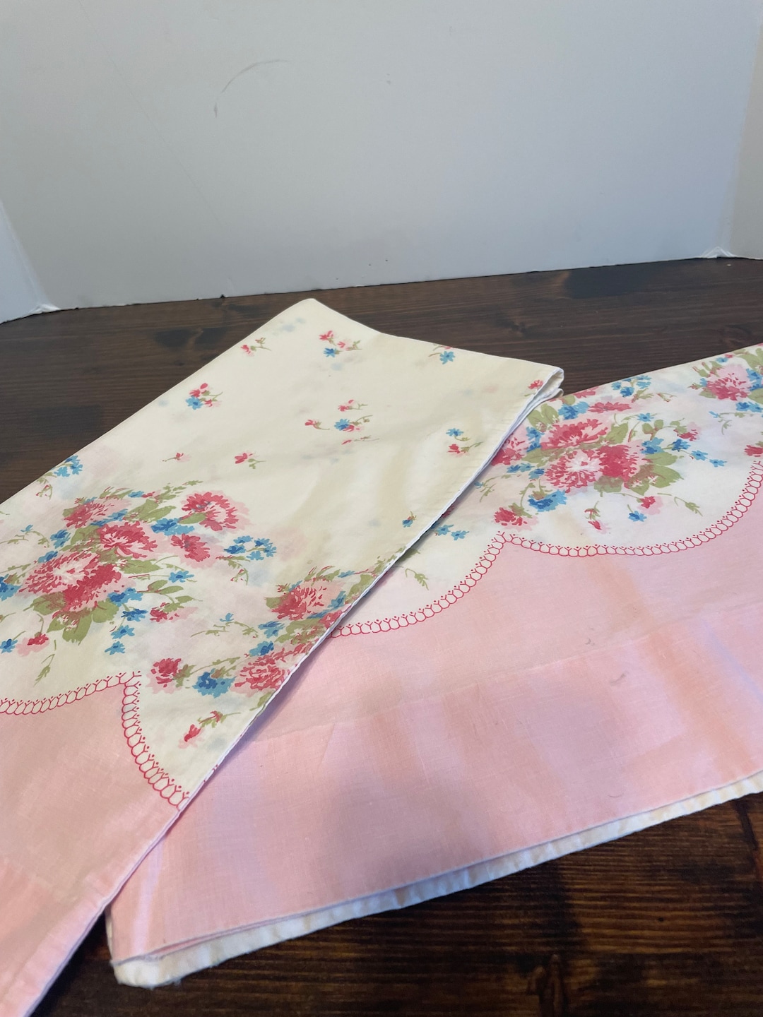 Vintage Flour Sack Pillow Cases, Farmhouse Pillow Cases, - Etsy