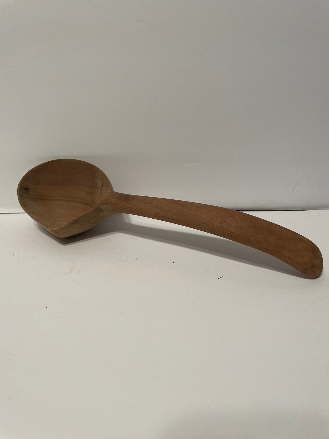 Vintage Hand Carved Wood Dipper Beautiful Farmhouse Piece Old World ...