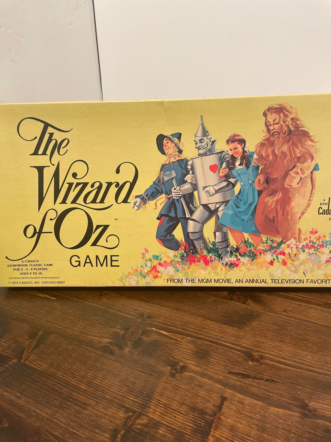 Vintage 1974 Wizard of Oz Board Game Complete and in Wonderful ...