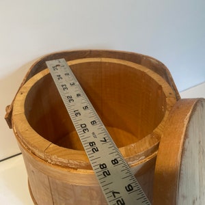 Vintage 7 1/2 Inch Wood Sugar Firkin Farmhouse Primitive Firkin - Etsy