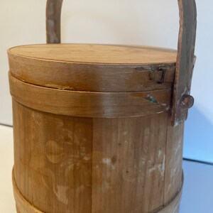 Vintage 7 1/2 Inch Wood Sugar Firkin Farmhouse Primitive Firkin - Etsy
