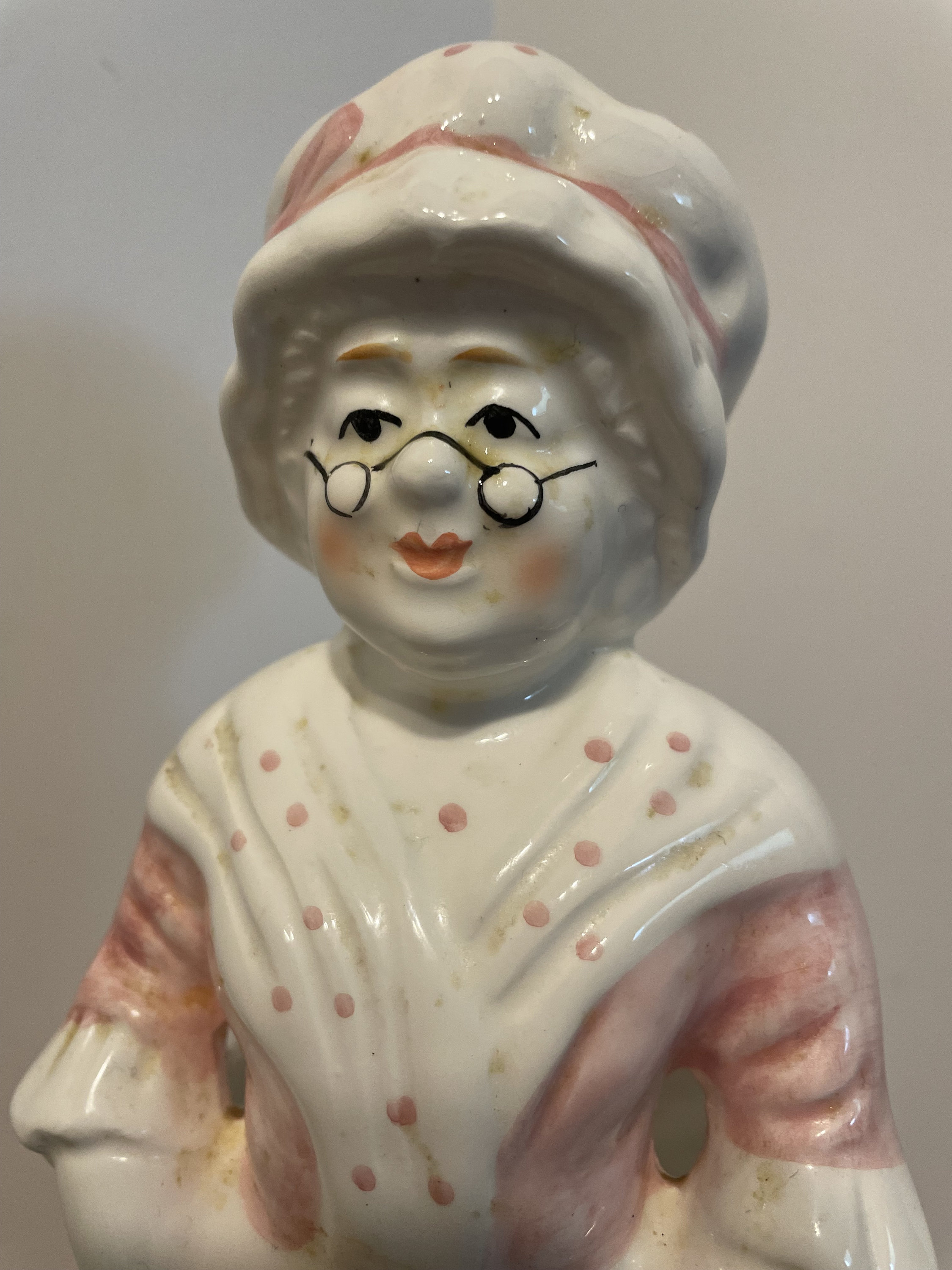 Vintage Old Woman Utensil Holder Planter Sweet Grandma Old - Etsy