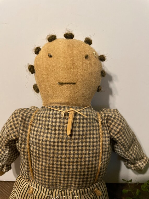 Vintage Handmade Man Doll Early American Rag Doll - Etsy