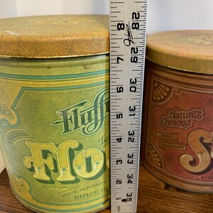 Vintage Ballonoff Metal Kitchen Maid Canisters - Etsy