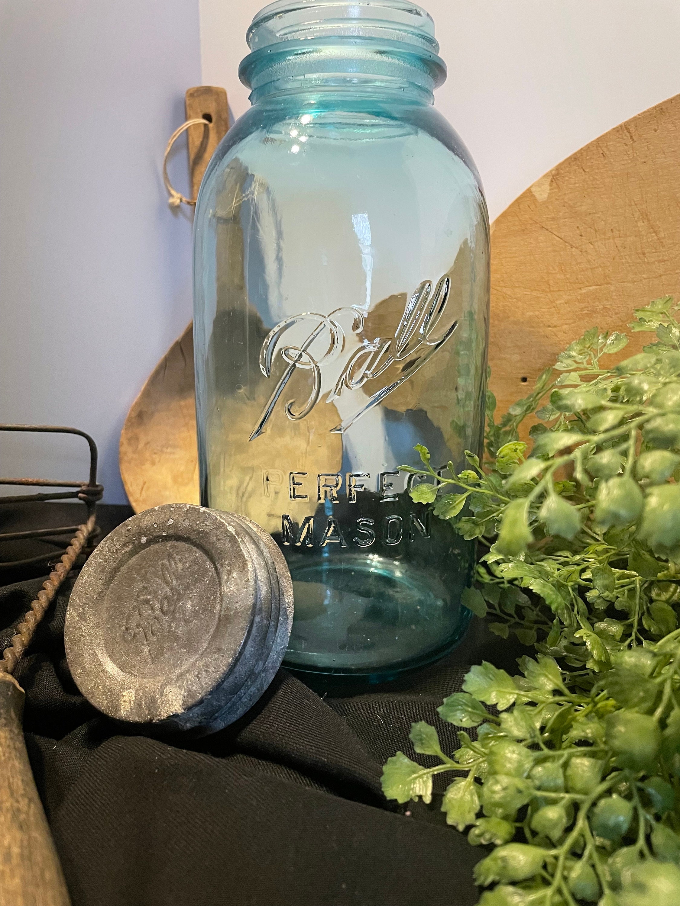 Half Gallon Ball Perfect Mason Jar - Etsy
