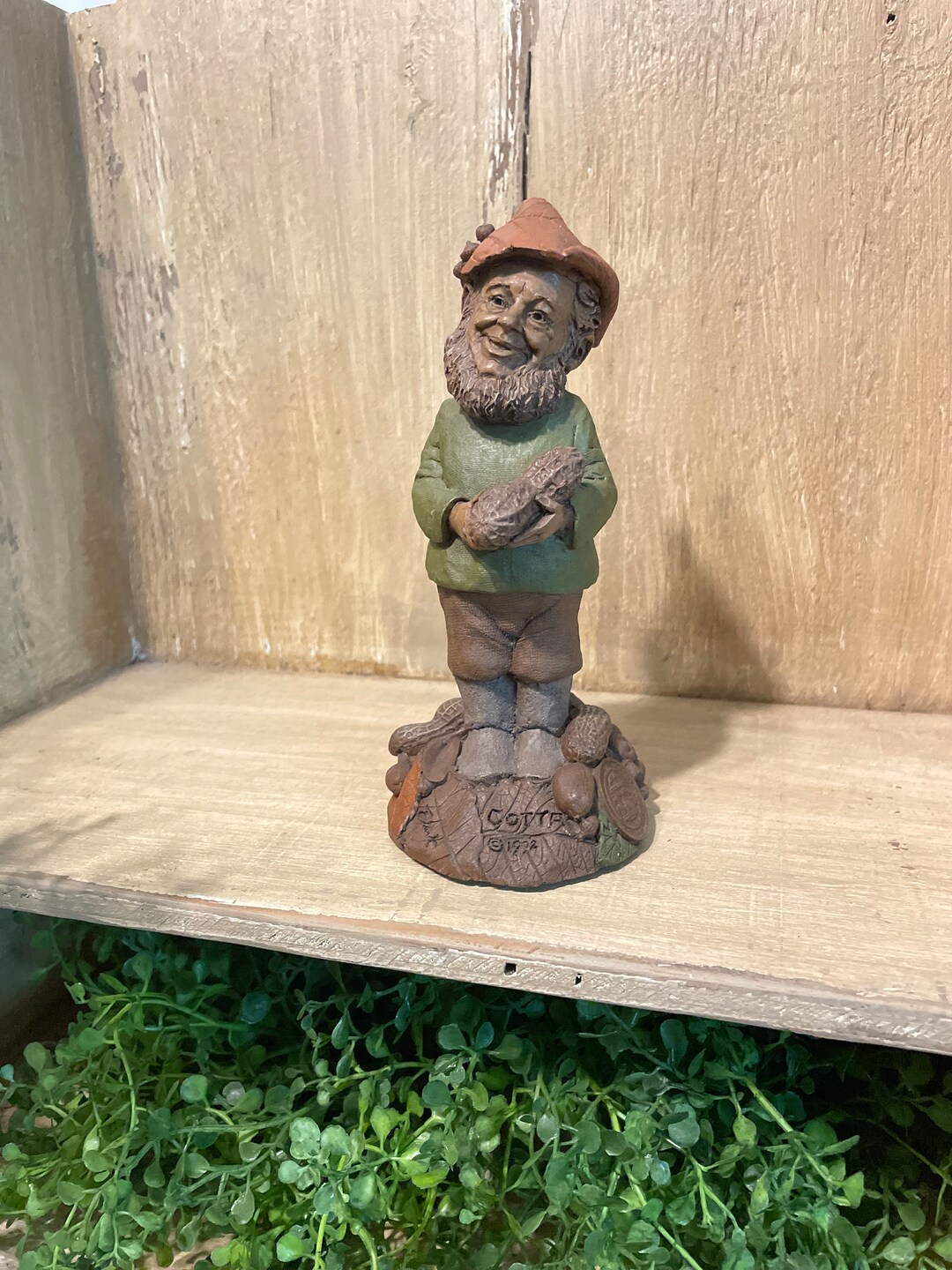 Vintage Tom Clark Gnome "cotta" Peanut Farmer 1992, Collectible # 59 ...