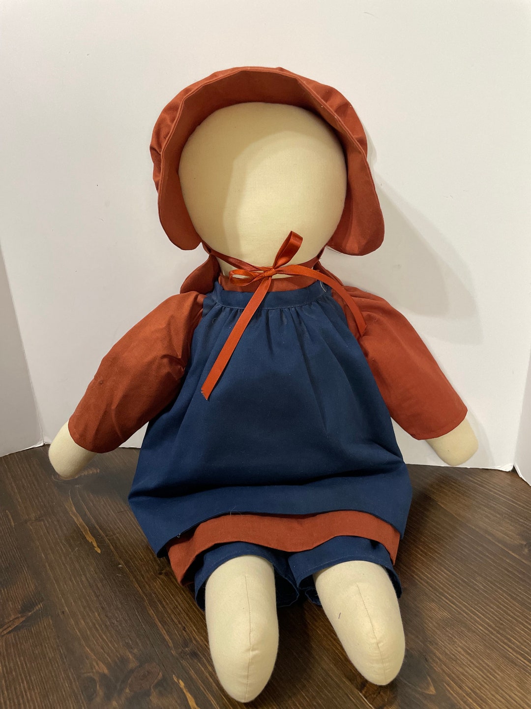 Vintage Rag Doll, Handmade Cloth Doll, Amish Doll, Country Doll, Toys ...