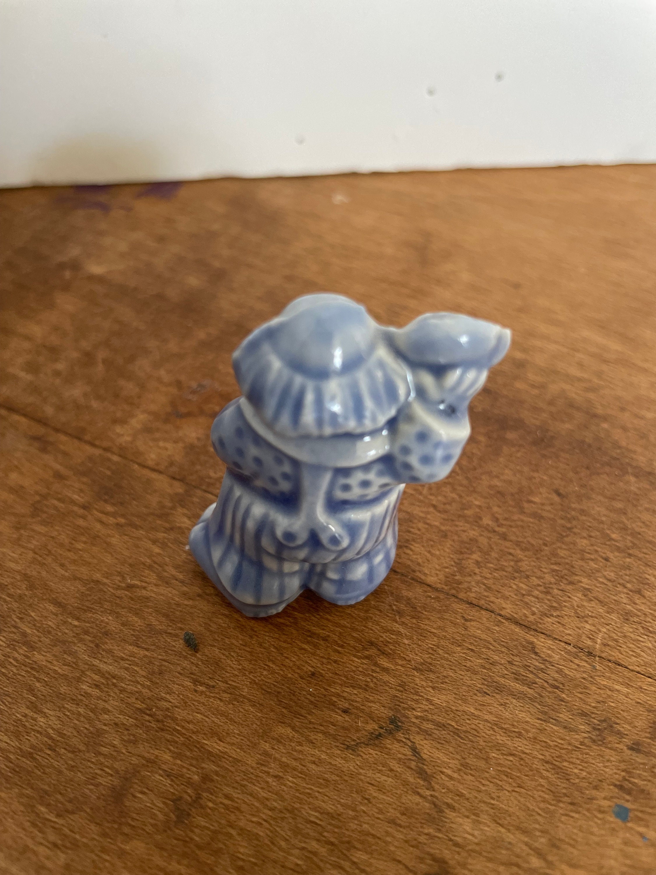 Vintage Wade England Porcelain Miniature Collectible Blue - Etsy