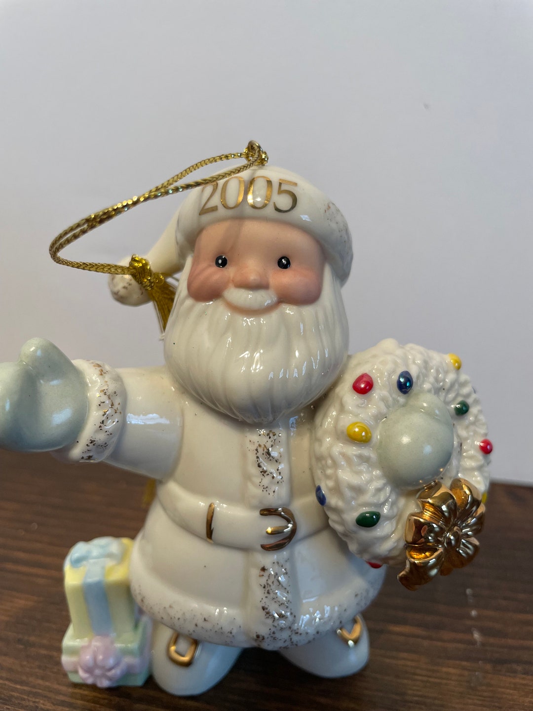 Lenox 2005 Greetings From Santa Ornament - Etsy