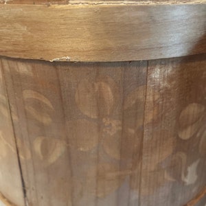 Vintage 7 1/2 Inch Wood Sugar Firkin Farmhouse Primitive Firkin - Etsy