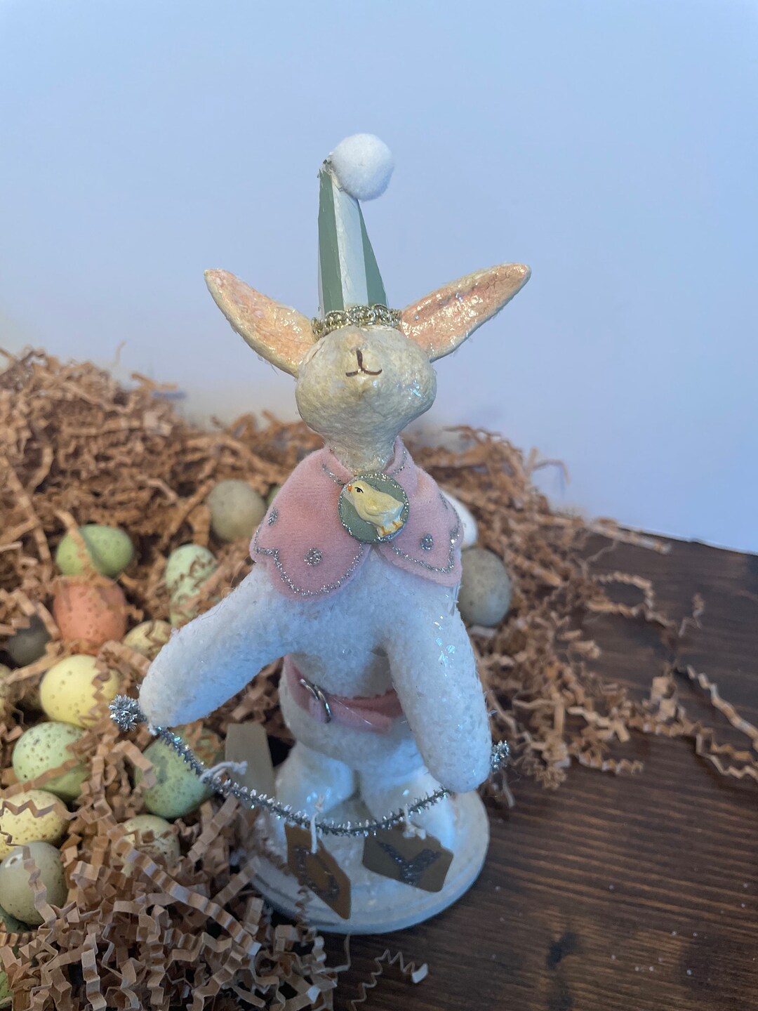 Vintage 2002 ESC Trading Co Sharon Andrews 8 Bunny Figurine Signed and ...