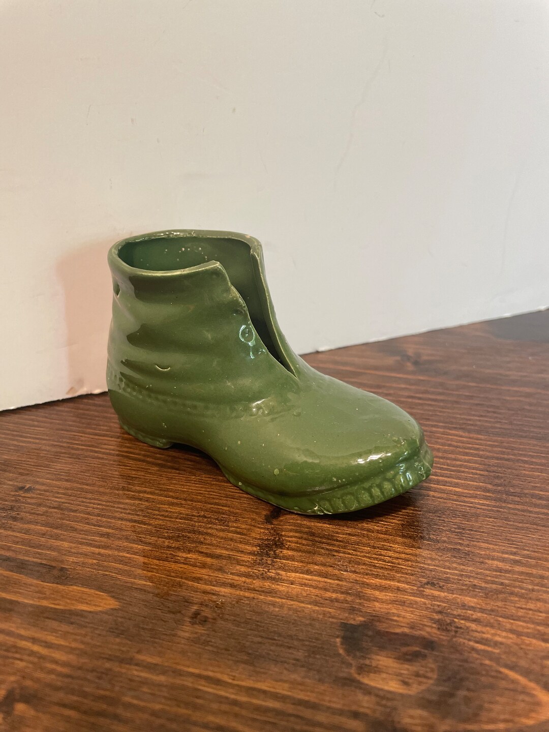 Vintage Ceramic Boot From the E. Nahm & Co. Bowling Green Kentucky ...