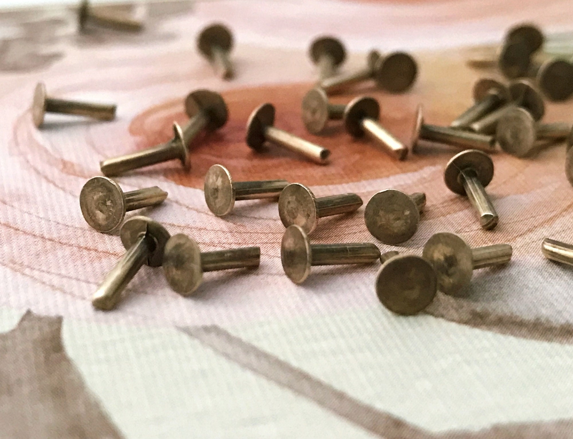 1/4 Solid Brass Rivet 16 G 3.81 Mm .150 - Etsy