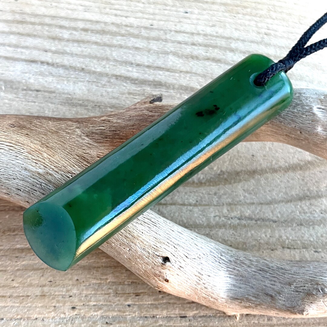 Siberian Nephrite Jade Straight Toki Adze Pendant / Necklace (SIB1436P ...