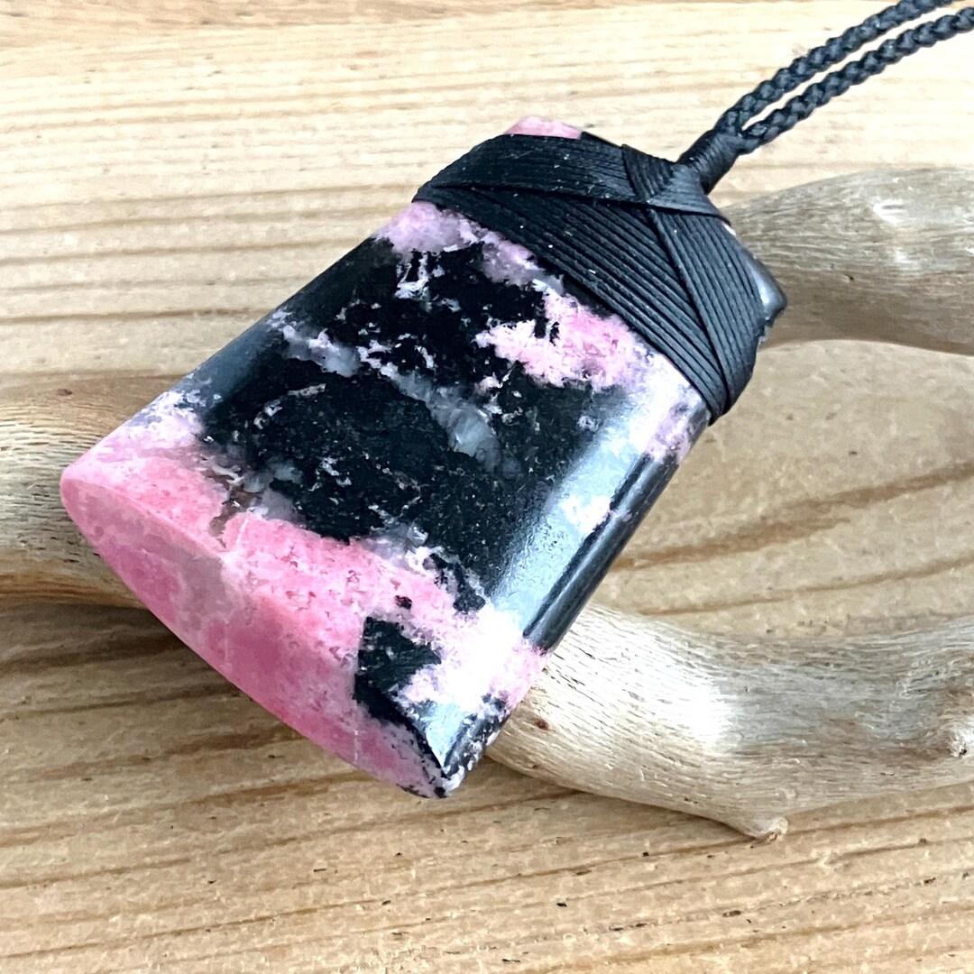 Australian Rhodonite Toki Pendant Necklace 57 Mm (RD6360P) - Etsy