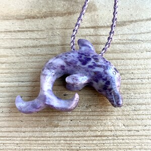 Small Turkish Lavender Jade Dolphin Pendant Necklace 53 Mm TUR4379P - Etsy
