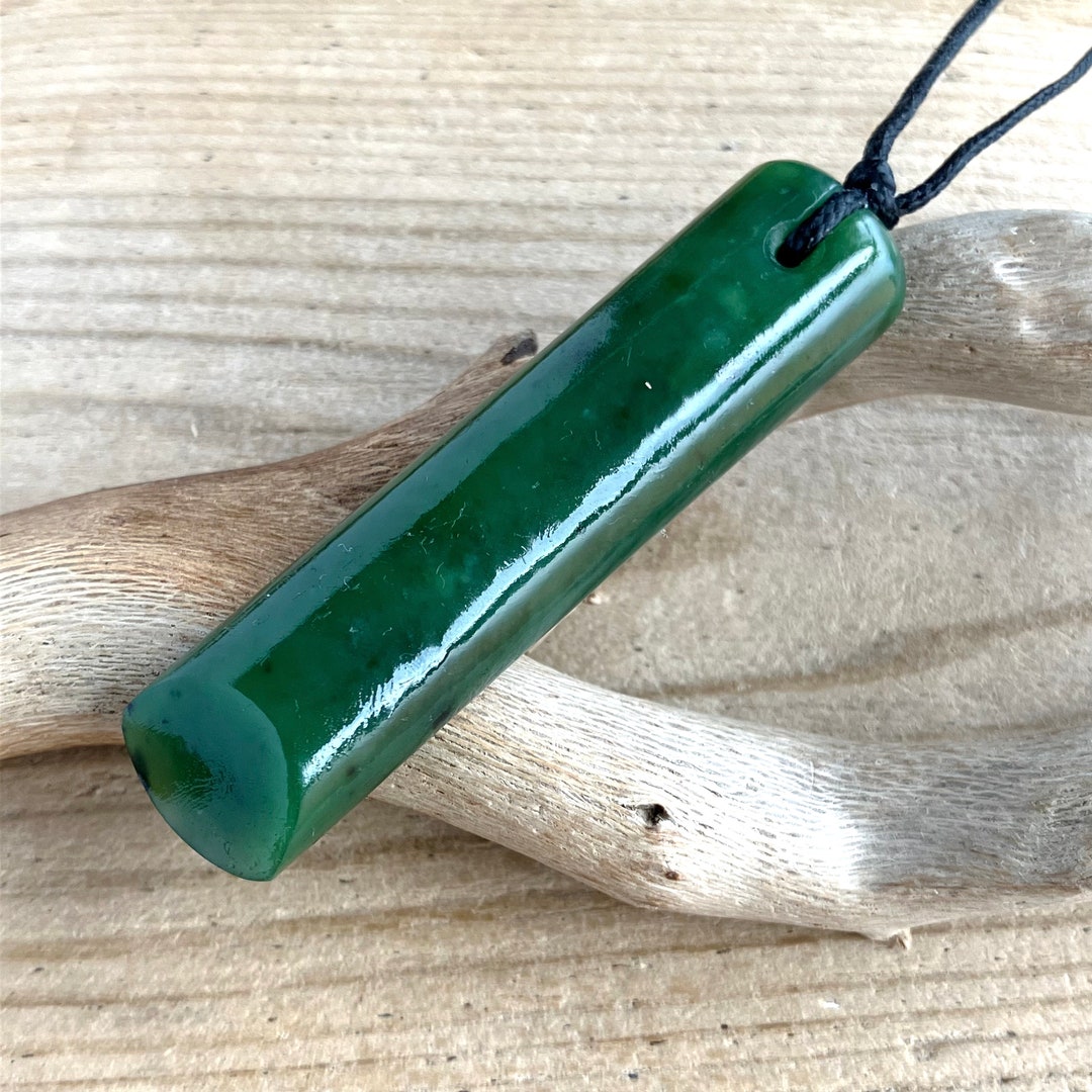 Siberian Nephrite Jade Straight Toki Adze Pendant / Necklace SIB1526P ...